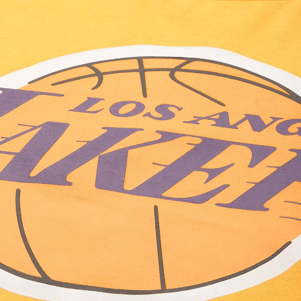 NBA - Nba: Los Angeles Lakers Classic Crest T-Shirt-Yellow - NBA
