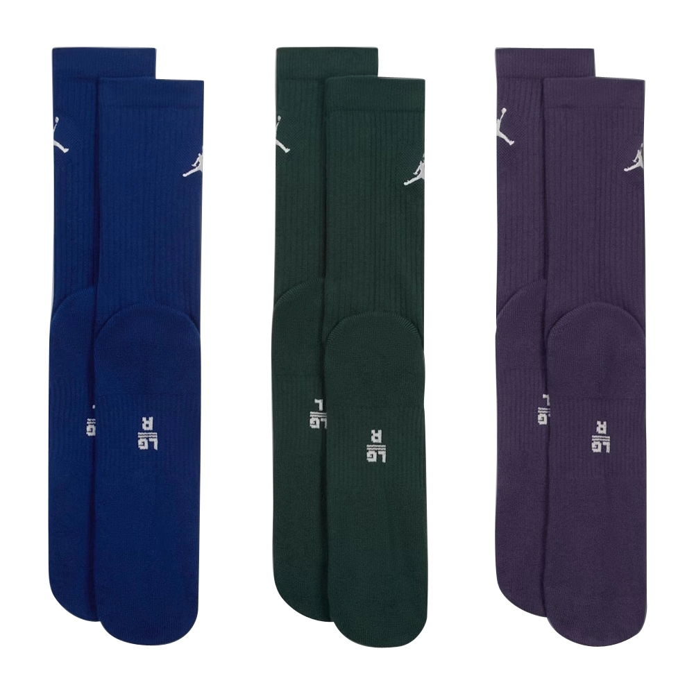 Jordan - Jordan Everyday Crew Socks (3 pairs) 'Multi-Colour' - NBA