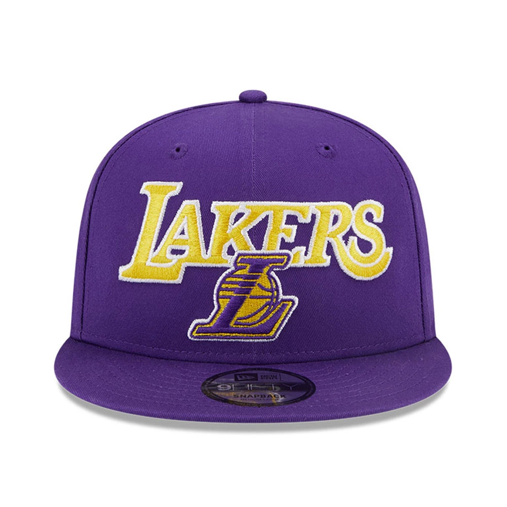 New Era - New Era Los Angeles Lakers NBA Patch 9Fifty Snapback Cap ...