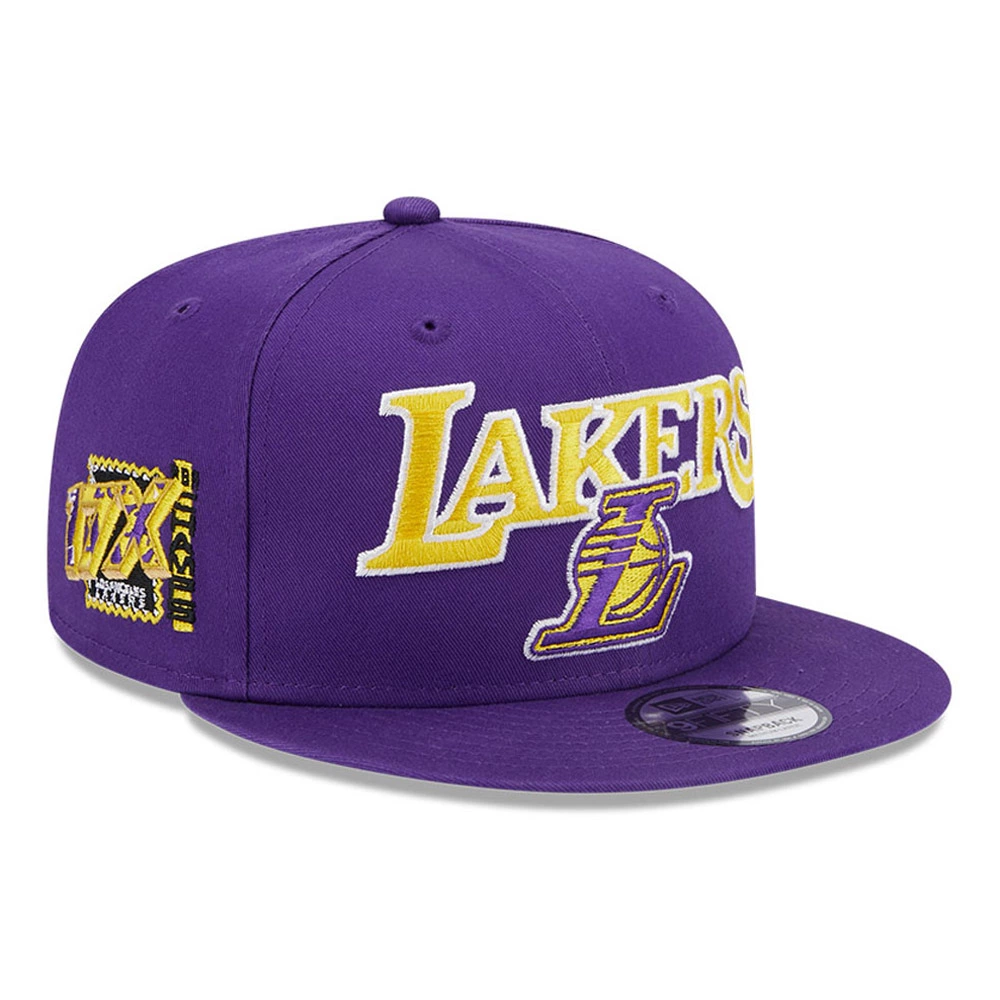 New Era - New Era Los Angeles Lakers NBA Patch 9Fifty Snapback Cap ...