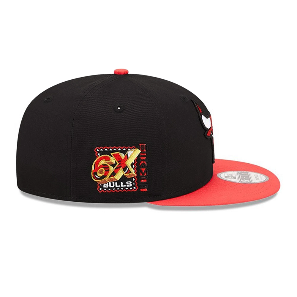 New Era - New Era Chicago Bulls NBA Team Patch 9Fifty Snapback Cap ...