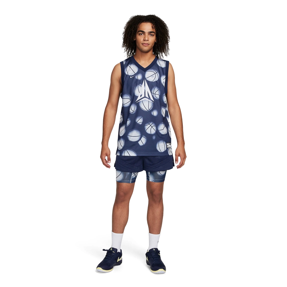 Nike - Nike Ja Morant Dri-FIT 2-in-1 4" Basketball Shorts 'Blue' - NBA