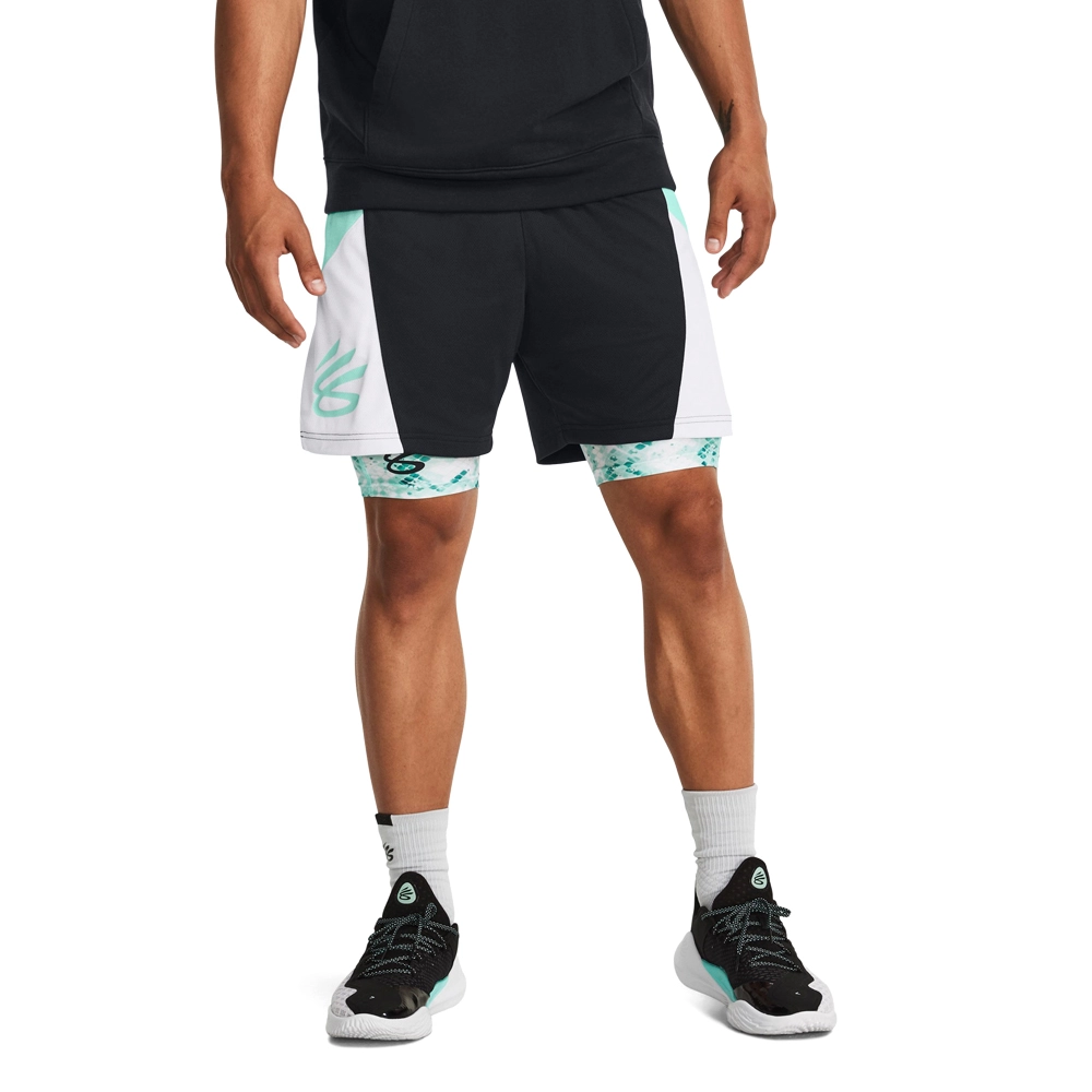 Under Armour - Under Armour CURRY SPLASH SHORTS 'BLACK' - NBA