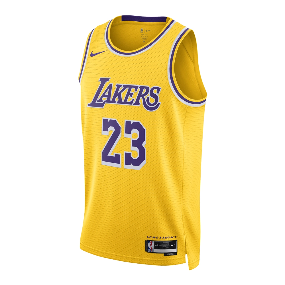 Nike - NIKE LOS ANGELES LAKERS DRI-FIT NBA ICON EDITION SWINGMAN JERSEY ...