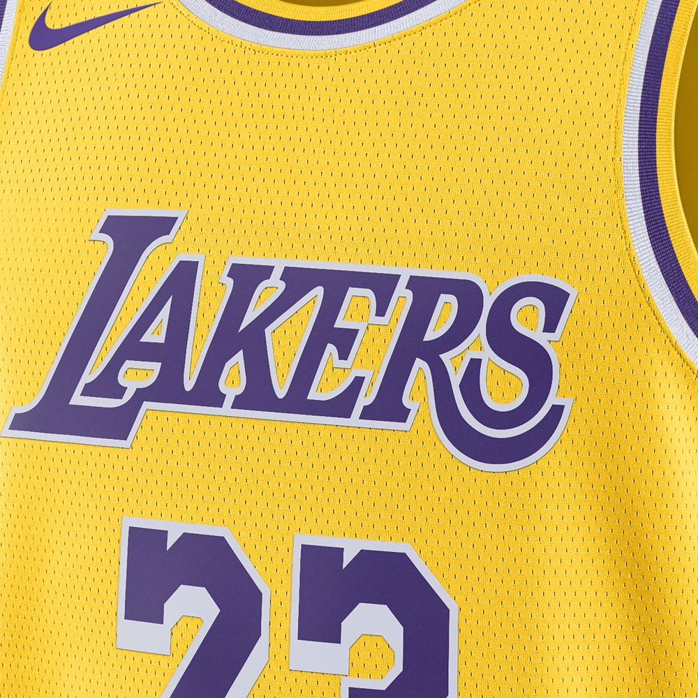Nike - NIKE LOS ANGELES LAKERS DRI-FIT NBA ICON EDITION SWINGMAN JERSEY ...