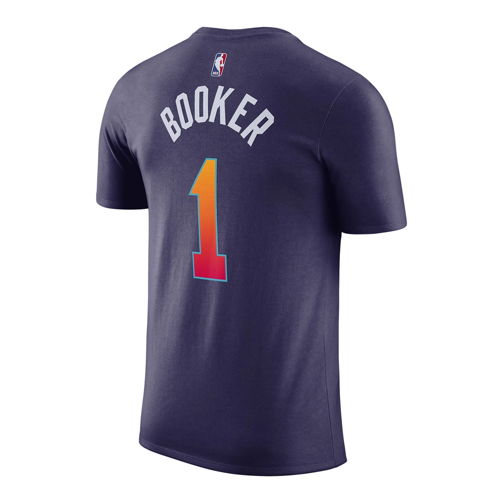 Nike - NIKE DEVIN BOOKER PHOENIX SUNS CITY EDITION NBA T-SHIRT 'BLUE' - NBA
