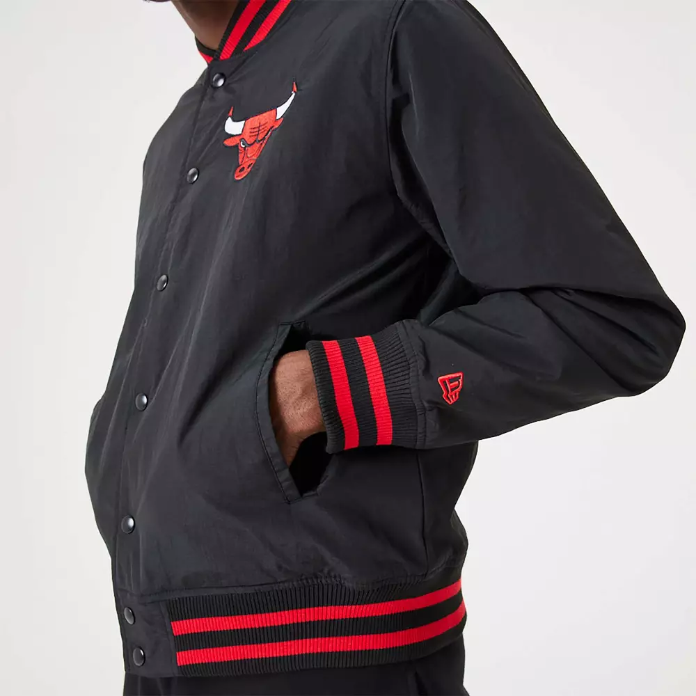 New Era - New Era Chicago Bulls NBA Script Bomber Jacket 'Black' - NBA