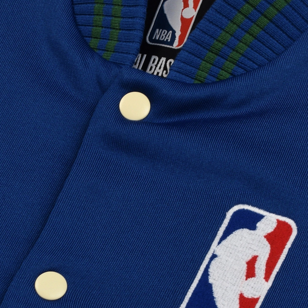 NBA - NBA Multi Logo Varsity Jacket 'Royal Blue' - NBA