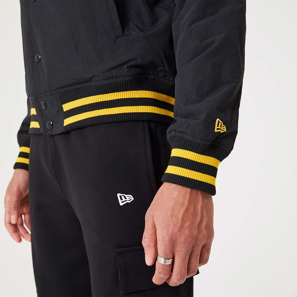 New Era - New Era Los Angeles Lakers NBA Script Bomber Jacket 'Black' - NBA