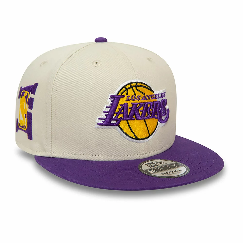 New Era - New Era Los Angeles Lakers NBA Logo 9Fifty Snapback Cap ...