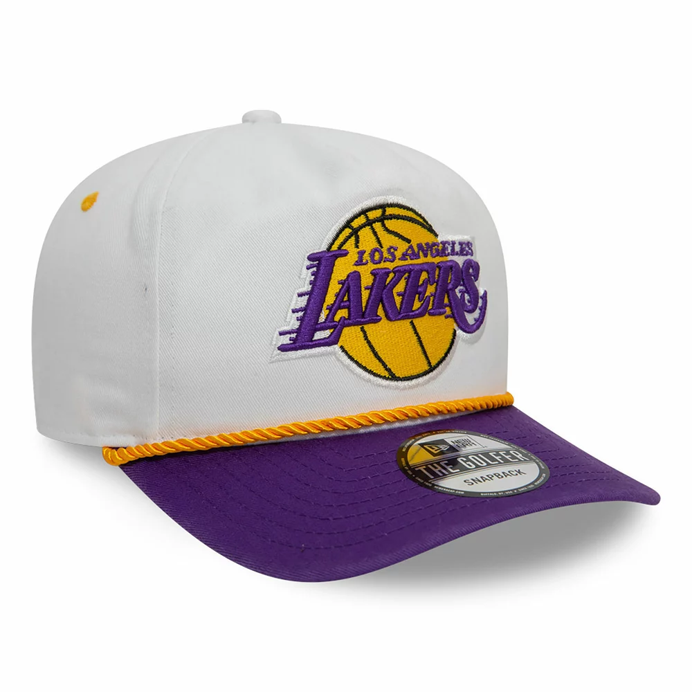 New Era - Los Angeles Lakers Washed NBA Golfer Snapback Cap 'White' - NBA