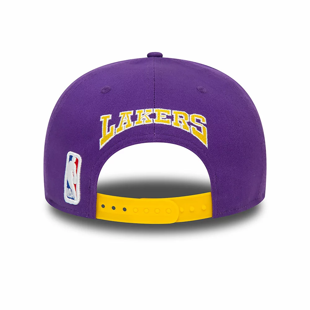 New Era - New Era Los Angeles Lakers NBA Rear Logo 9Fifty Snapback Cap ...