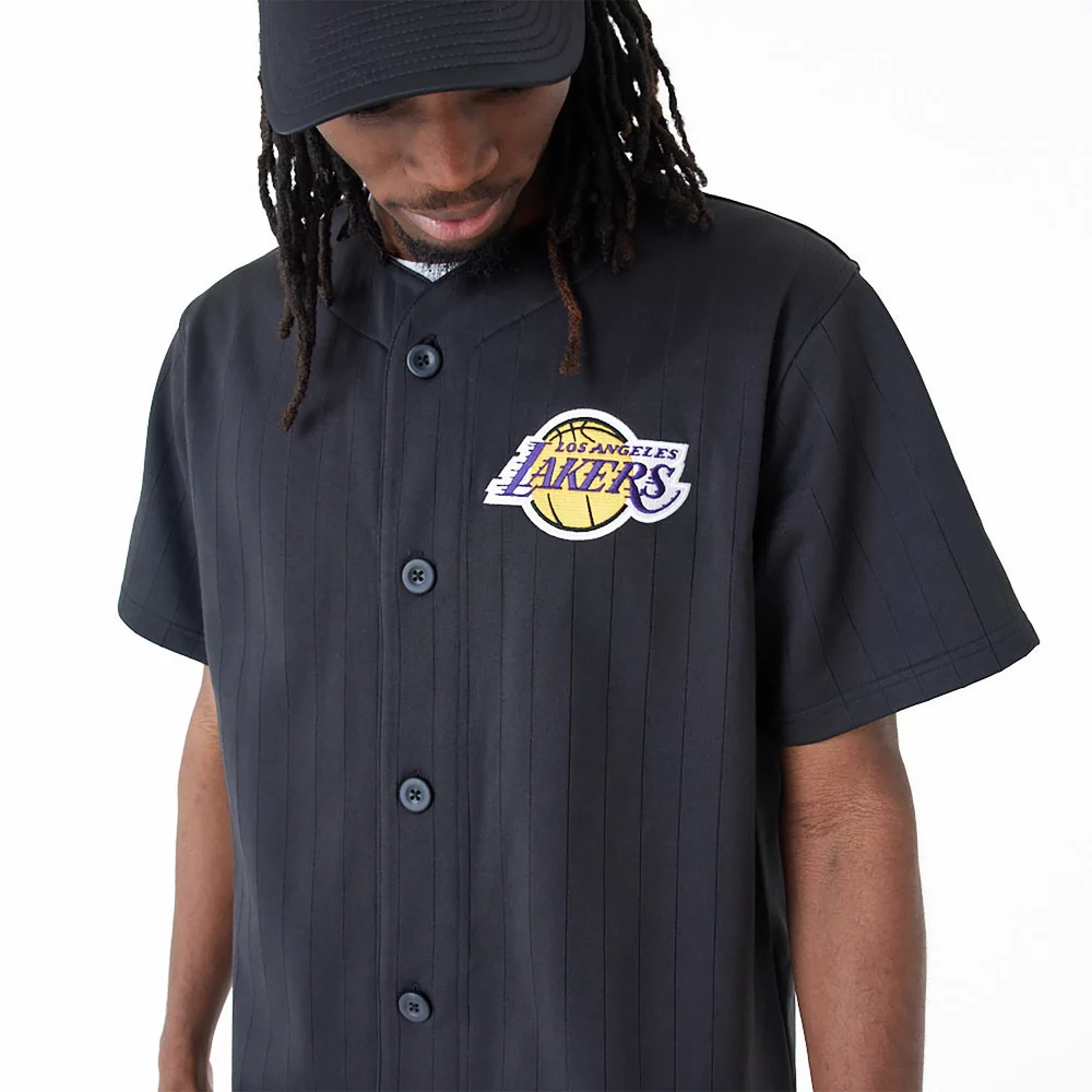 New Era - New Era Los Angeles Lakers NBA Team Logo T-Shirt 'Black' - NBA