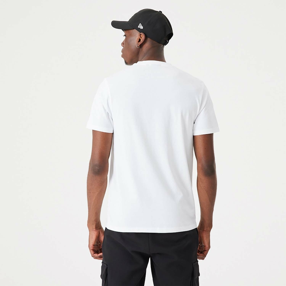 New Era - New Era Milwaukee Bucks NBA Script T-Shirt 'White' - NBA