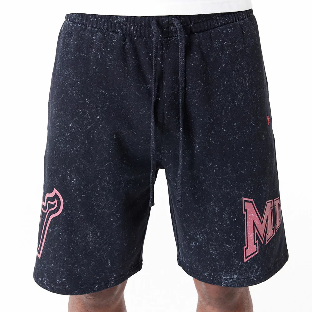 New Era - Miami Heat NBA Washed Shorts 'Black' - NBA