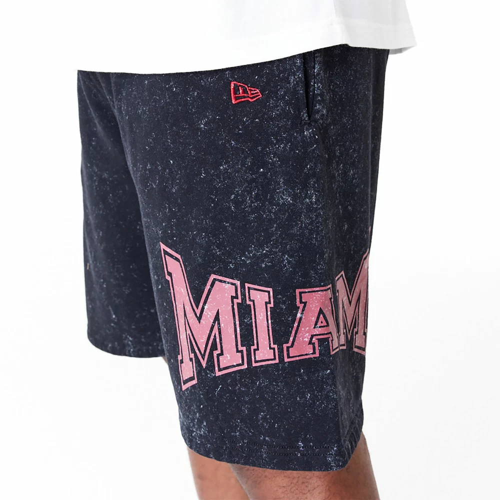 New Era - Miami Heat NBA Washed Shorts 'Black' - NBA