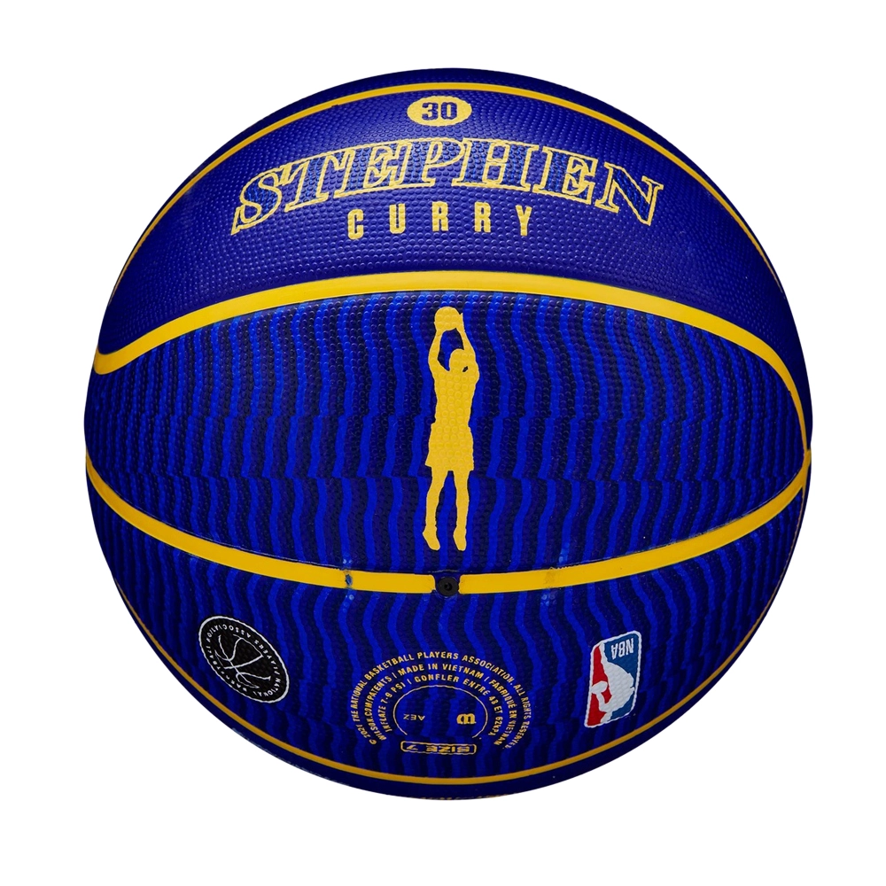 Wilson - NBA PLAYER ICON OUTDOOR BASKETBALL - STEPHEN CURRY 'BLUE' - NBA