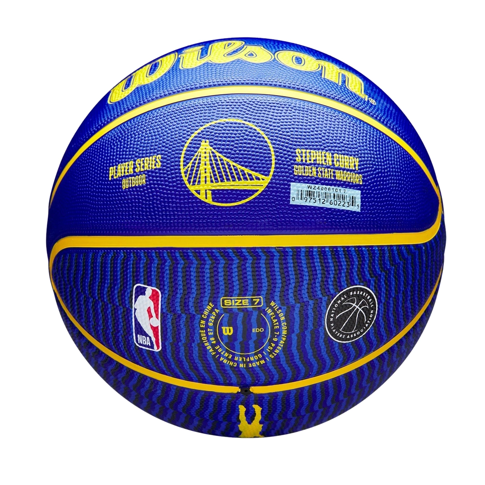 Wilson - NBA PLAYER ICON OUTDOOR BASKETBALL - STEPHEN CURRY 'BLUE' - NBA