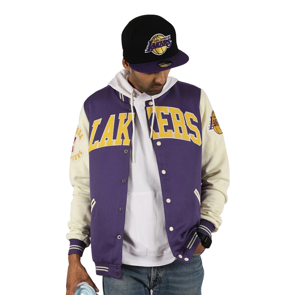 NBA - Nba Los Angeles Lakers Letterman Jacket 'Purple' - NBA