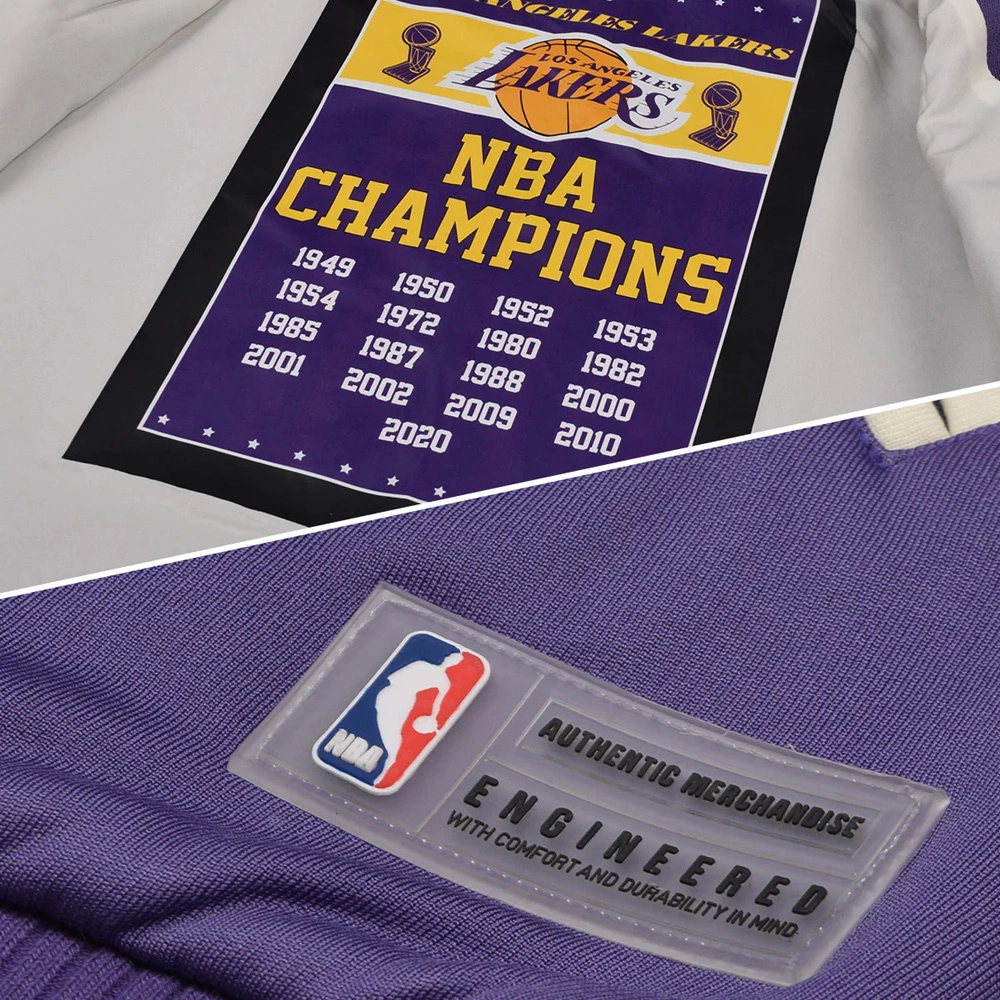 NBA - Nba Los Angeles Lakers Letterman Jacket 'Purple' - NBA