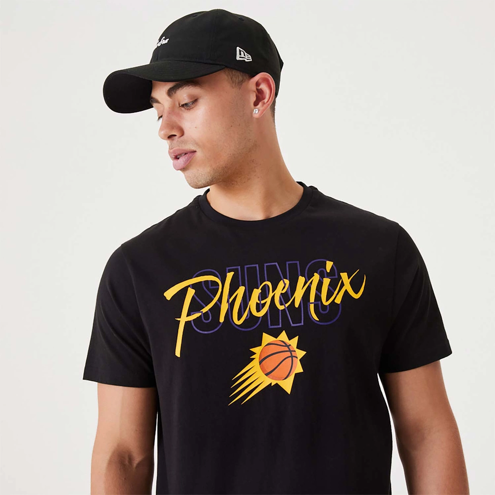 New Era - New Era Phoenix Suns NBA Script T-Shirt 'Black' - NBA
