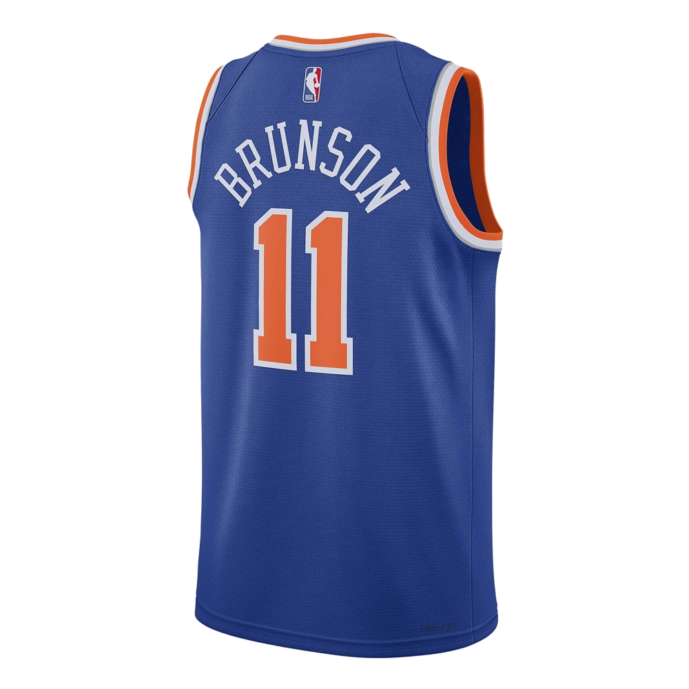 Nike - Nike Jalen Brunson New York Knicks Icon Edition Dri-Fit NBA ...