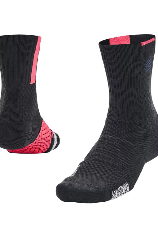 Under Armour - Under Armour CURRY ARMOUR DRY PLAYMAKER MID CREW SOCKS ...