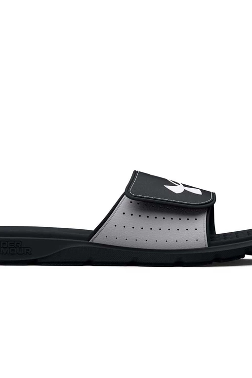 Under Armour - UA Ignite Pro Men'S Slides 'Black/Grey' - NBA