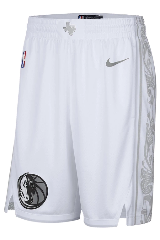 Nike - Nike Dallas Mavericks Dri-Fit Swingman Shorts 'White/Grey' - NBA