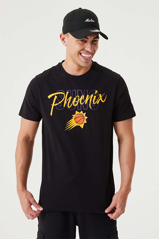 New Era - New Era Phoenix Suns NBA Script T-Shirt 'Black' - NBA