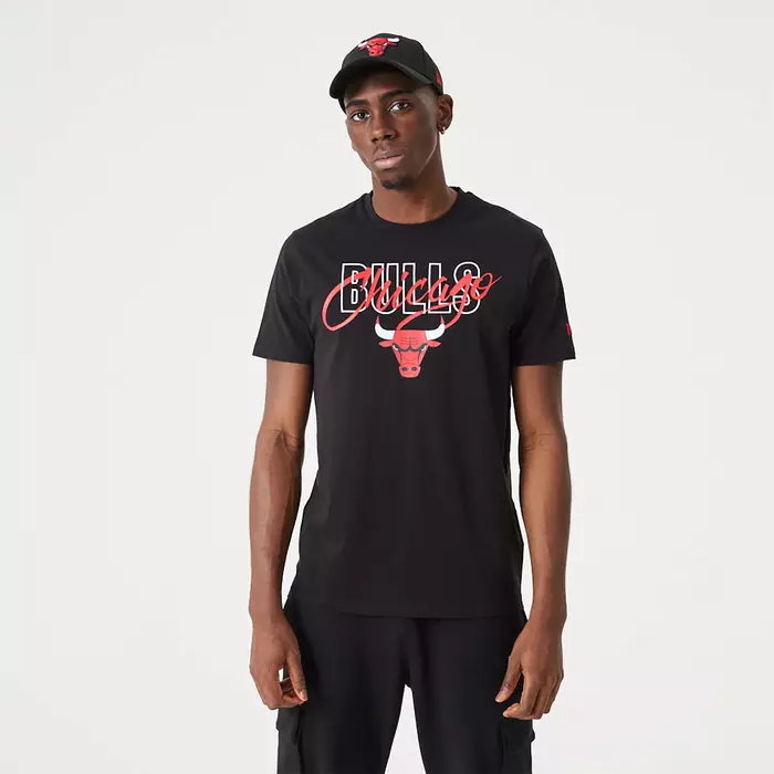 New Era - CHICAGO BULLS NBA DRIP LOGO BULLS T-SHIRT 'BLACK' - NBA
