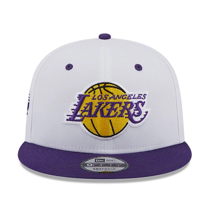 New Era - New Era Los Angeles Lakers NBA Logo 9Fifty Snapback Cap ...